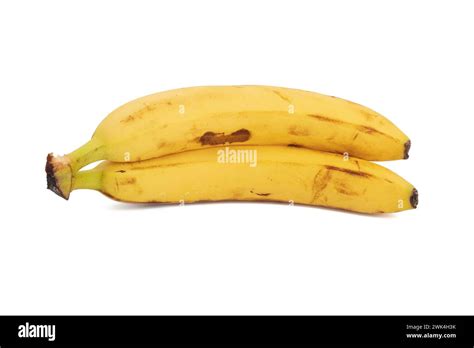 Bunch Of Bananas Isolated On White Background Stock Photo Alamy