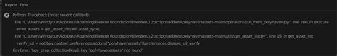 Error When I Try To Download The Content · Issue 13 · Poly Haven