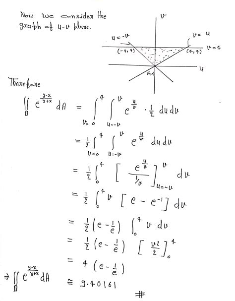 Solved Calculate ∬ Ey Xyx Da Where D Is The Region Bounded