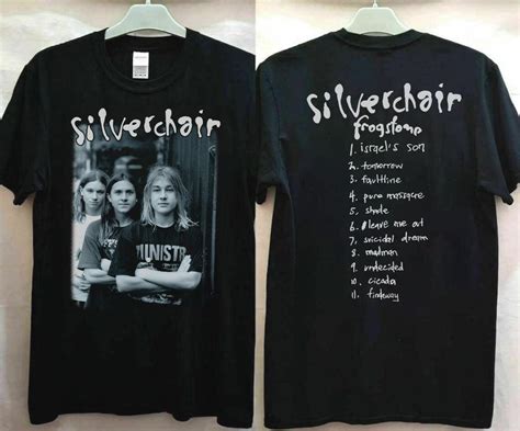 Silverchair Grunge Band Unisex Black T Shirt Sold By Ula Sveik Sku