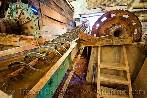 Screw Conveyor Candelaria Silver Mine Ore Processing Plant Bolivia