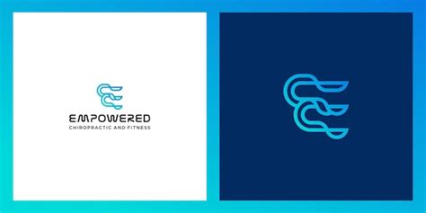 Design De Logotipo Letra E Vetor Premium