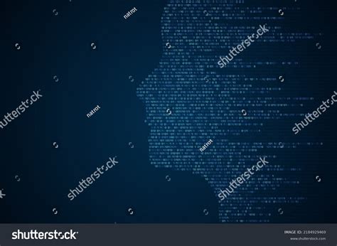 binary code numbers computer matrix concept stock vector royalty free