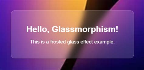 A Step By Step Guide To Implementing Glassmorphism In HTML And CSS