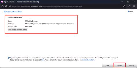 Metadata Browser And Entity Metadata Browser In Dynamics 365 Crm Managed Solution And Xrmtoolbox