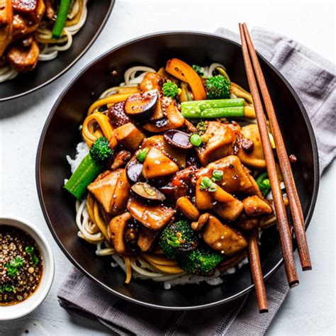 Asian Garlic Ginger Chicken Stir Fry Recipe Cookaifood