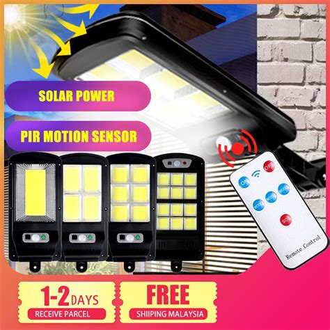 Ready Stock Proocam Solar Wall Lamp Led Led Led Led Street Light Modes Remote