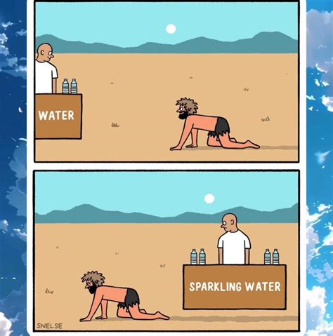 Stilles Oder Sprudel Wasser Getränke Geschmack Mineralwasser
