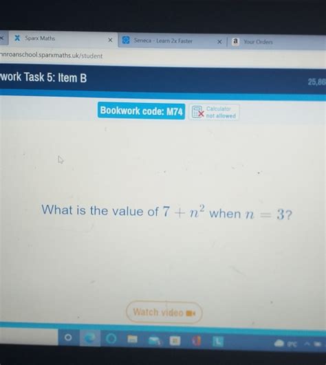 Solved Sparx Maths Seneca Lean 2x Faster × A Your Orders