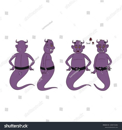 This Bangla Bhoot Cartoon Character Ghost Stock Vector Royalty Free