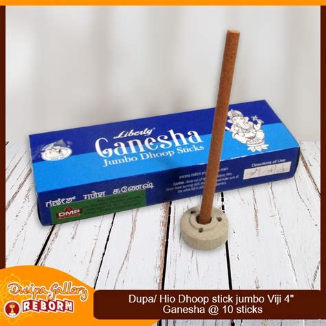 Jual Dupa Hio India Wangi Viji Dhoop Stick Jumbo Ganesha Sticks Shopee Indonesia