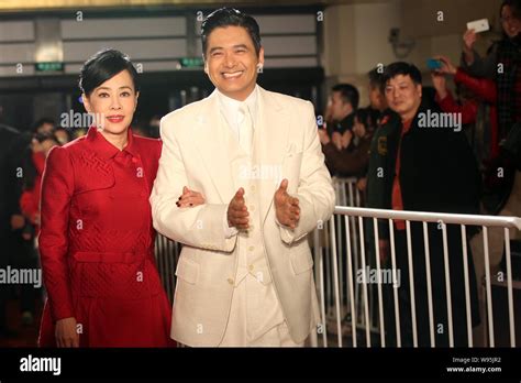 Hong Kong Actor Chow Yun Fat Right And His Wife Jasmine Tan Arrive