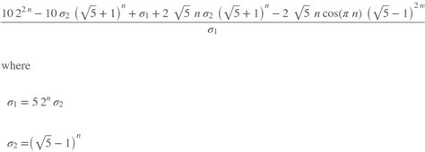using matlab to find a generative equation for a sequence