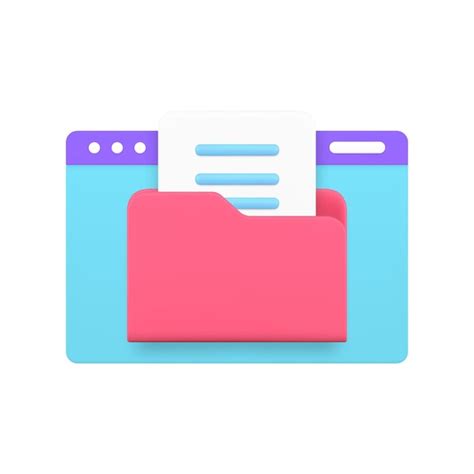 Premium Vector Document Information File Folder Digital Archive