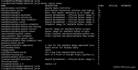 Docker中安装seata，以nacos为配置中心docker安装seata Csdn博客