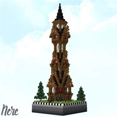 Minecraft Medieval Tower Schematic Towers Castle