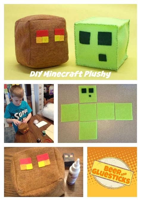 Felt Plush Minecraft Cubes Slime And Magma Minecraft Diy Crafts Diy