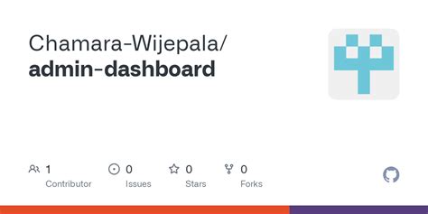 Github Chamara Wijepalaadmin Dashboard
