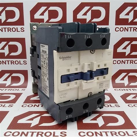 Lc1 D8011 P7 Schneider Contactor 80a 3 Pole 24v 50 60hz