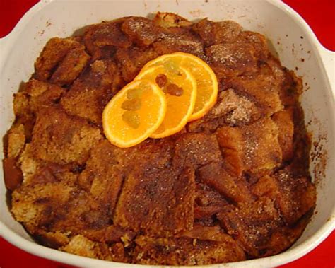 Raisin Bread Pudding With Apple Molasses Sauce Recipe Chefs Resource Recipes