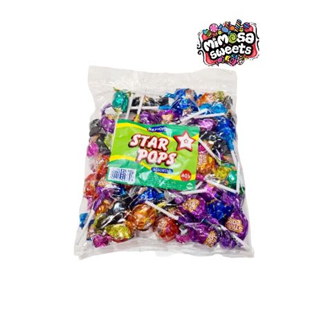 Baxtons Star Pops Assorted 40s Mimosa Sweets