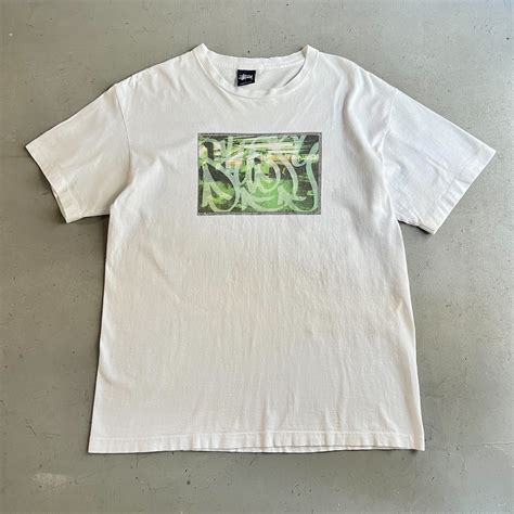 99 Stussy “eric Haze” Ny Ltd Print Tee Blue Room
