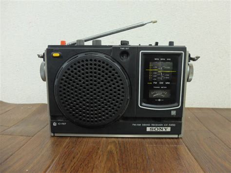 【傷や汚れあり】★sony ソニー Sky Sensor Icf 5450 Mwswfm Bclラジオ 昭和レトロ★の落札情報詳細
