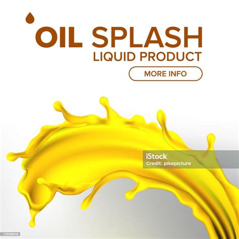 오일 스플래시 벡터입니다 액체 방울 금 방울 올리브 흐름 연료 파동 가스 콜라겐 3d 현실적인 고립 된 그림 따르기에 대한 스톡 벡터 아트 및 기타 이미지 Istock