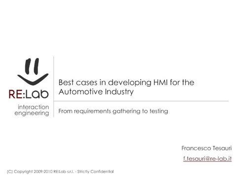 Pdf Best Cases In Developing Hmi For The Automotive Industry · So When Designing Hmi For The