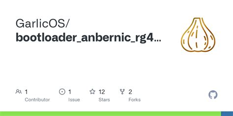 Github Garlicos Bootloader Anbernic Rg