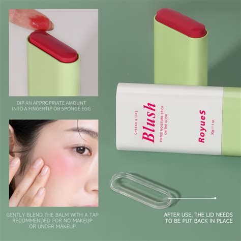 Tongzeng Blushmulti Use Makeup Stick Tinted Moisturizer For Eyes Lips