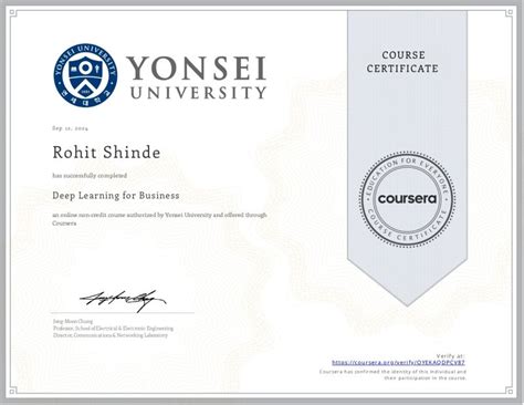 Deeplearning Ai Yonseiuniversity Professionalgrowth Gratitude Rohit Shinde