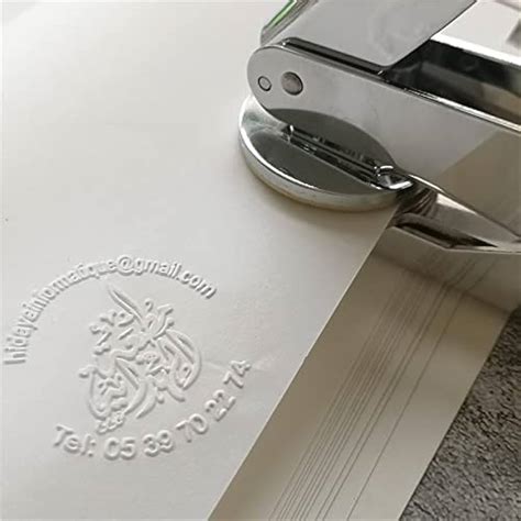 Personalized Embossing Seal Design Your Own Embosser Stamp Custom