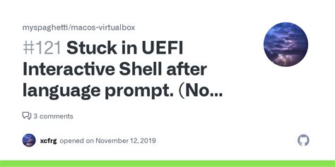 Stuck In Uefi Interactive Shell After Language Prompt No Mapping Found · Issue 121