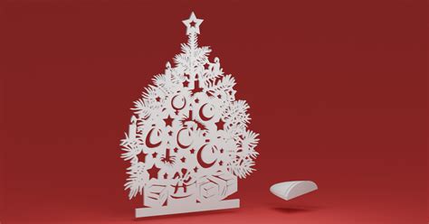 Christmas Tree With An Optional Custom Display Stand For Freestanding