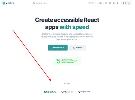 Show Major Companies Using Chakra UI On Landing Page Issue