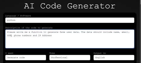 3 best online ai code generators the python code