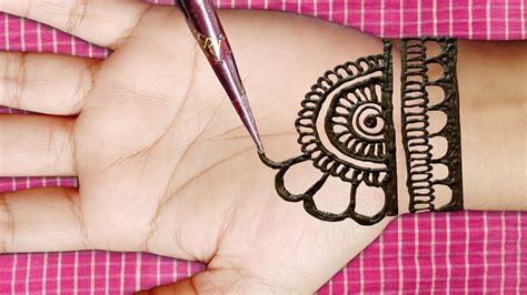 Simple Mehndi Design Mehndi Design Tutorial Youtube