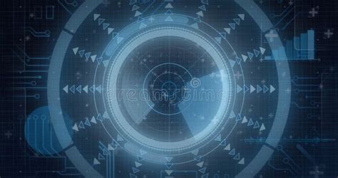 Animation Of Data Processing Over Diagrams And Scope Scanning Stock Footage Video Of Montage