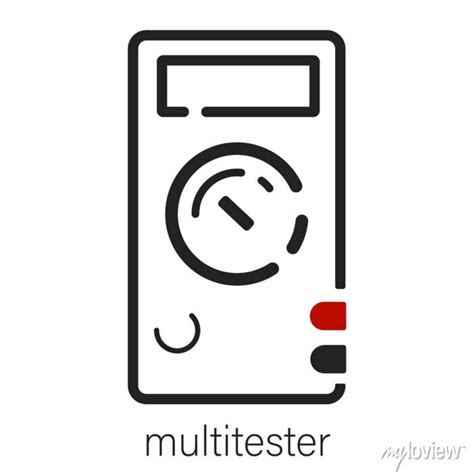 Electronic Measuring Instrument Symbol A Multimeter Or A Multitester