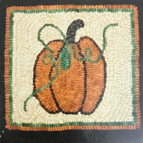Pumpkin Rug Hooking Patterns Etsy