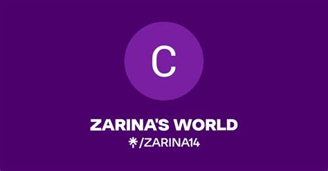 Zarinas World Instagram Tiktok Linktree