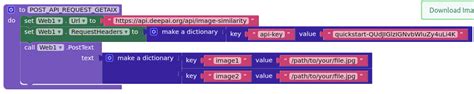 Use Web Api Image Similarity MIT App Inventor Help MIT App Inventor Community