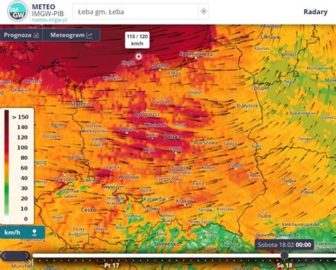 Obowiązują czerwone alerty Cyklon Ulf nadciąga nad Polskę Nad morzem