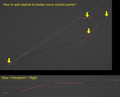 How To Add Objects To Bezier Curve Control Points Modeling Blender Artists Community