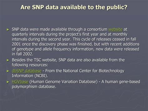 Single Nucleotide Polymorphism Snp Ppt Chemistry Science