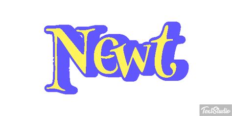 Newt Name Animated GIF Logo Designs