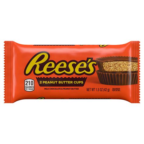 Reeses Milk Chocolate And Peanut Butter Cups 2 Count 15 Oz Shoprite