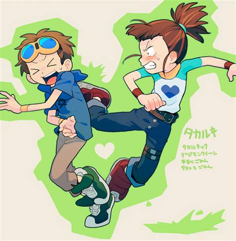 Makino Ruki And Matsuda Takato Digimon And More Drawn By T K G Danbooru