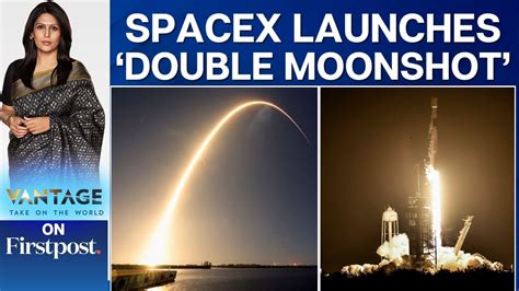 Spacex Launches Two Private Lunar Landers To The Moon Vantage With
